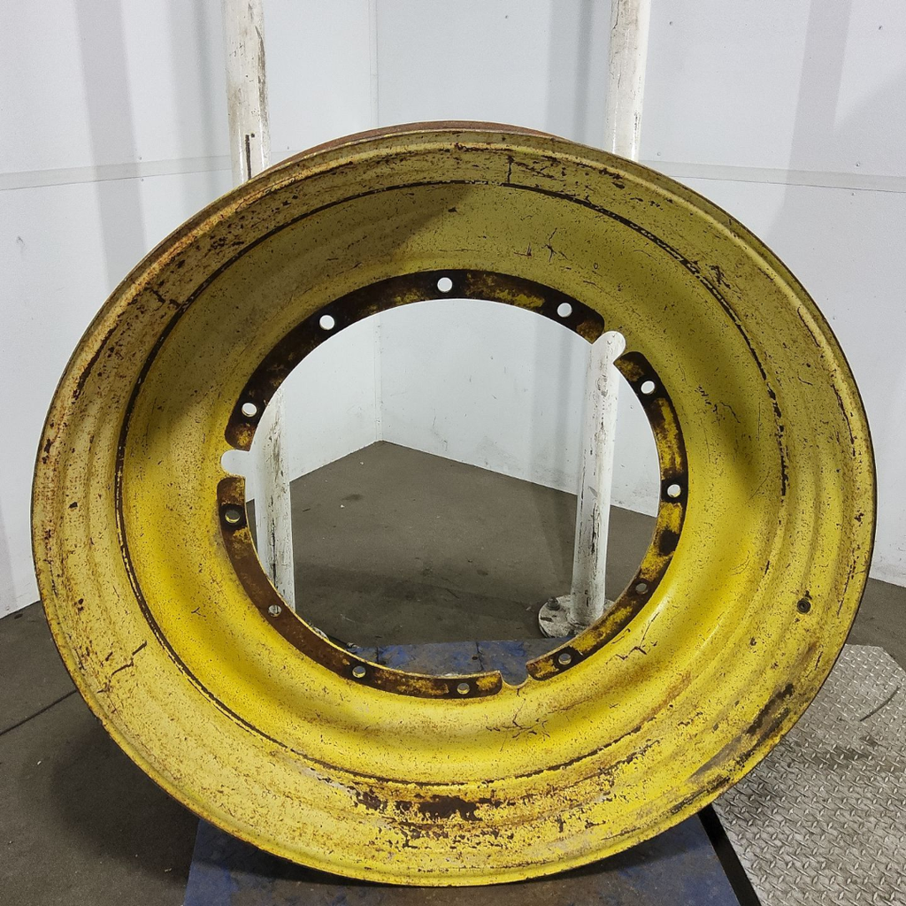 USED 12"W x 50"D, John Deere Yellow 12-Hole Stub Disc , -3.12" Offset for Sale | NTS Tire Supply
